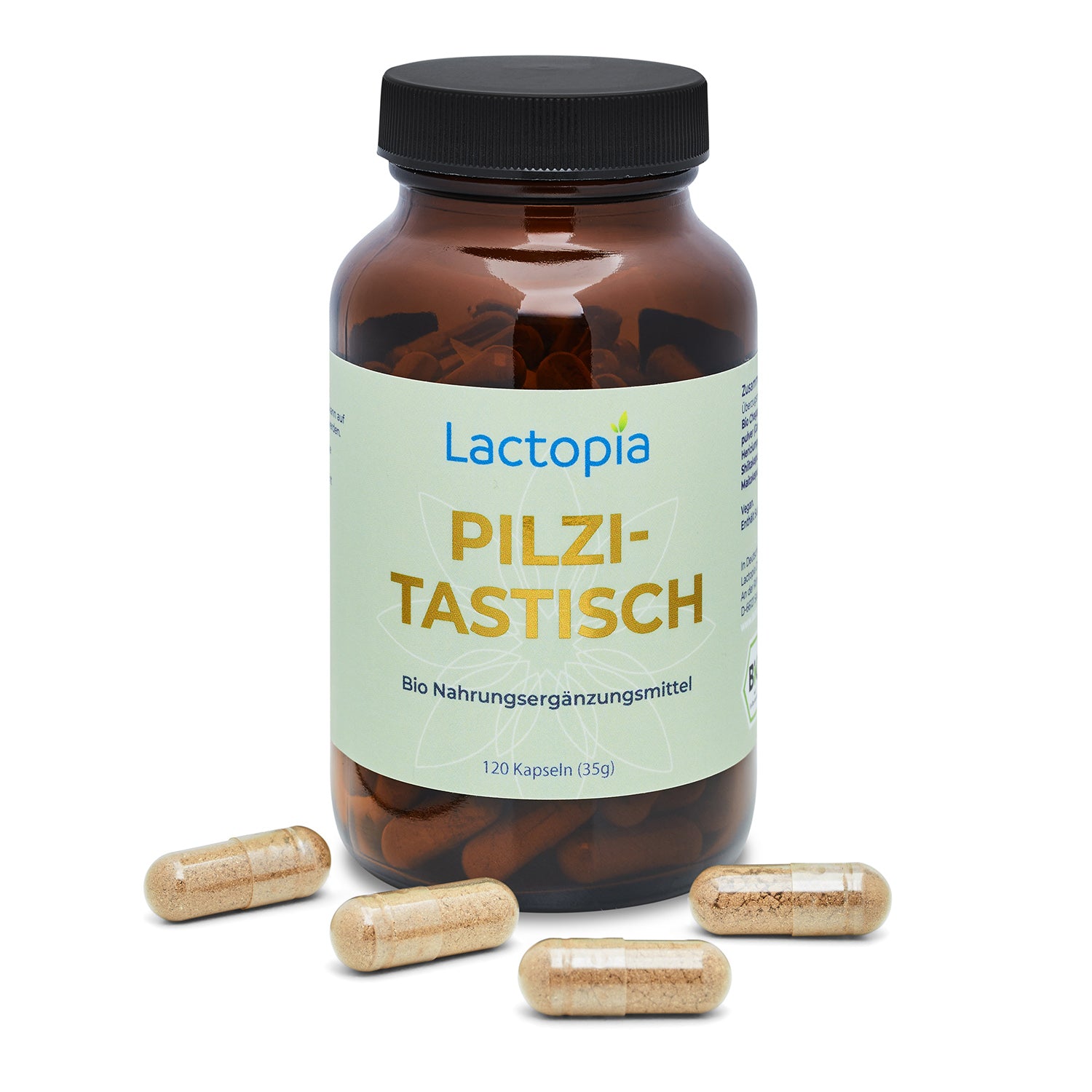 Pilzitastisch, Bio 120 Kapseln – Lactopia GmbH